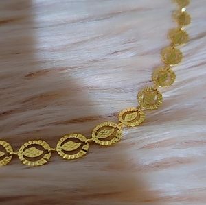 sheandcraft | Jewelry | 24k Dubai Gold Plated Long Chain 333 Inches ...